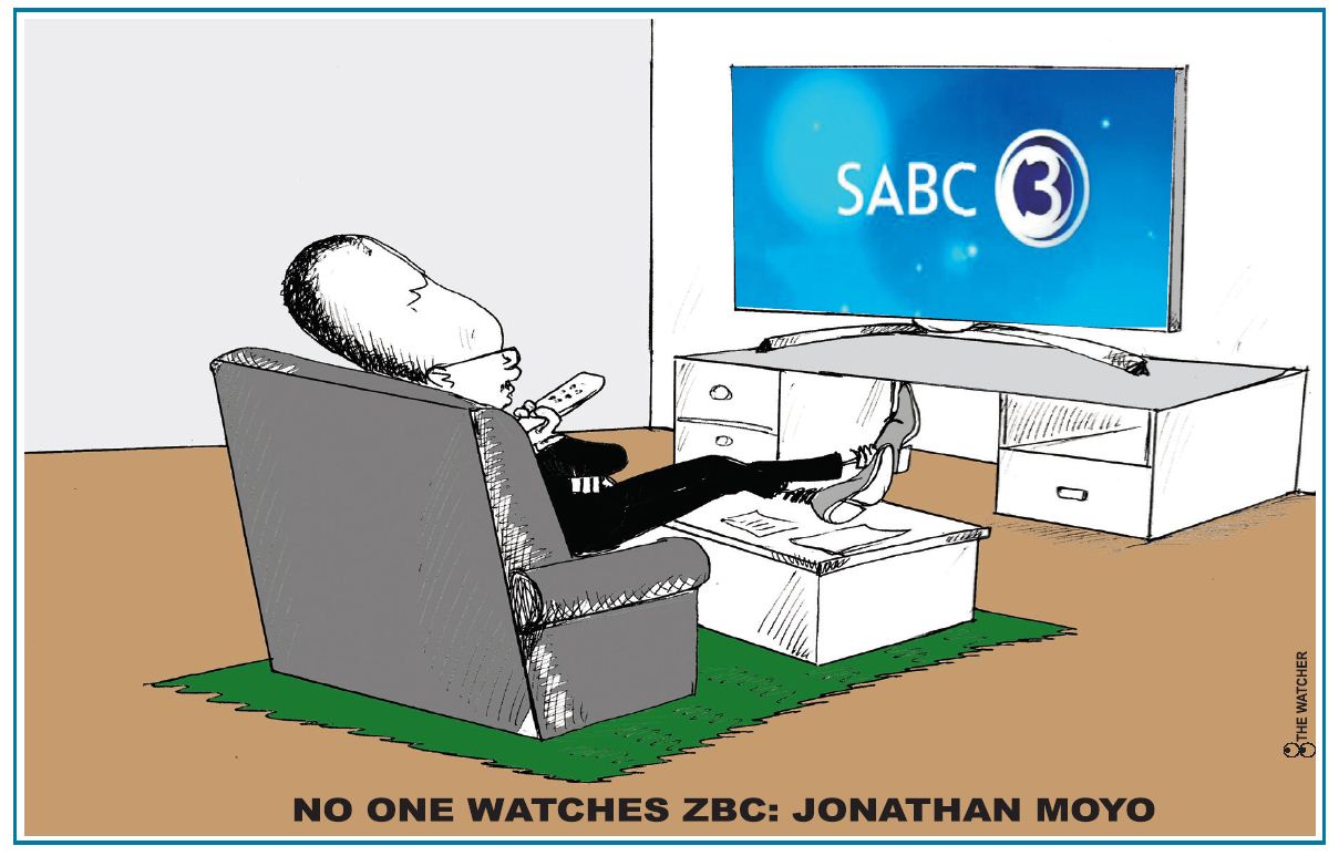 Cartoon: Noone watches ZBC -Newsday Zimbabwe